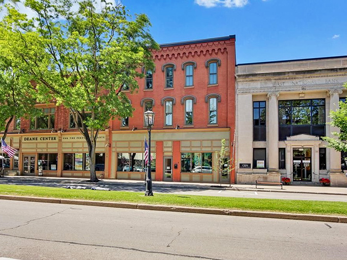 Downtown Wellsboro's brick facades and tree-lined streets create the kind of Norman Rockwell scene that makes you want to cancel your return ticket home.