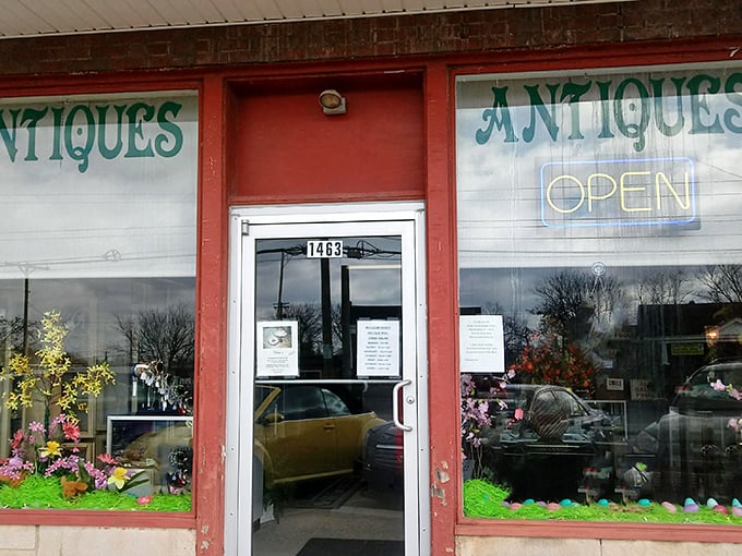 Step through these doors and kiss your afternoon goodbye. The neon "OPEN" sign might as well read "Enter at your schedule's risk."