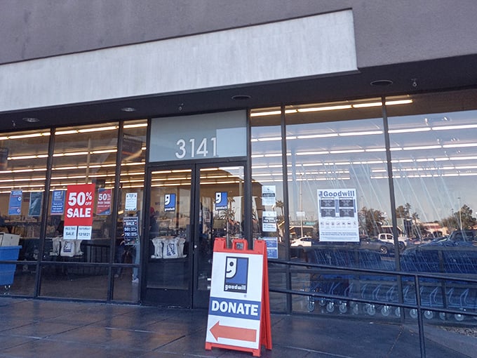 Neatly organized linen sections prove thrift shopping doesn't mean chaos. Marie Kondo would approve of these color-coded sheet collections.