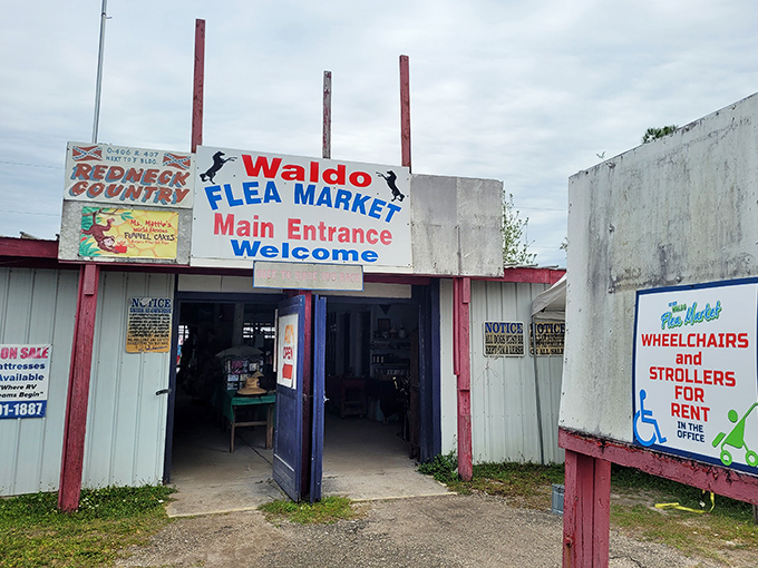 "Welcome" indeed! This unassuming entrance is Florida's version of the wardrobe to Narnia&mdash;a portal to endless discoveries.