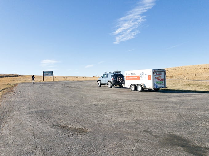 Pull over and pinch yourself &ndash; this isn't a postcard, it's a parking area along the byway where reality outshines imagination.