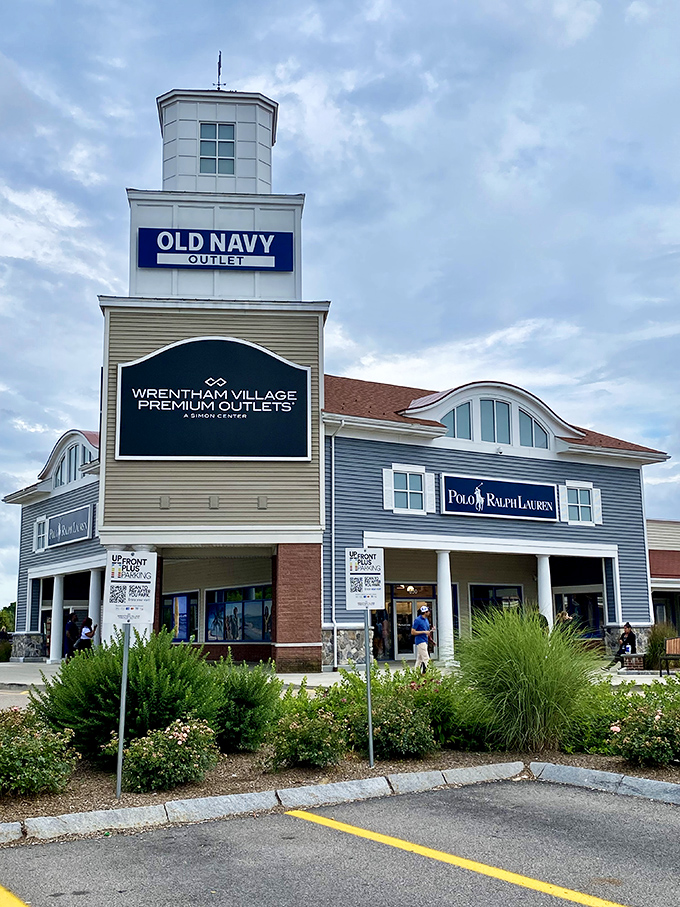 Classic New England architecture meets modern retail therapy, where your wallet gets a much-needed vacation.