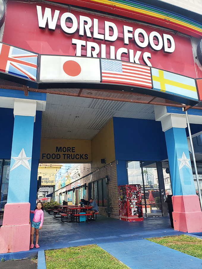 Endless aisles of possibility stretch before you, where tie-dye meets tourist tees in a retail rainbow that would make any shopaholic weak at the knees.