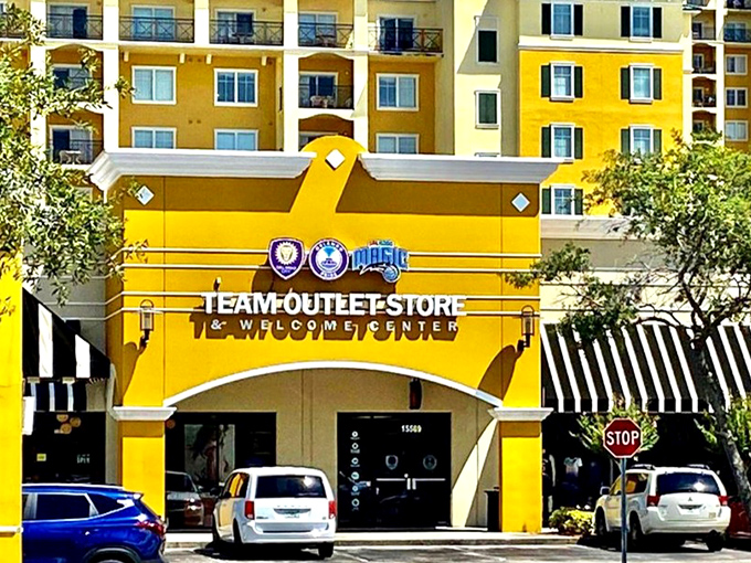 The Team Outlet Store welcomes sports enthusiasts with the promise of branded gear without the stadium pricing.