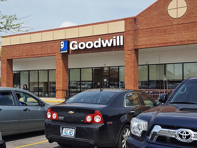 Cars line up outside this thrift mecca, their drivers eager to join the ranks of savvy shoppers who know the difference between cheap and value.