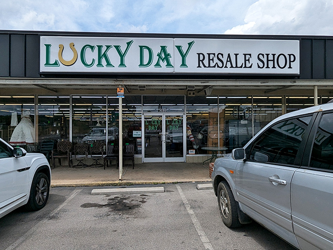 That horseshoe in the logo isn't just for show. Every thrifter knows the rush of finding something spectacular is better than hitting the jackpot.