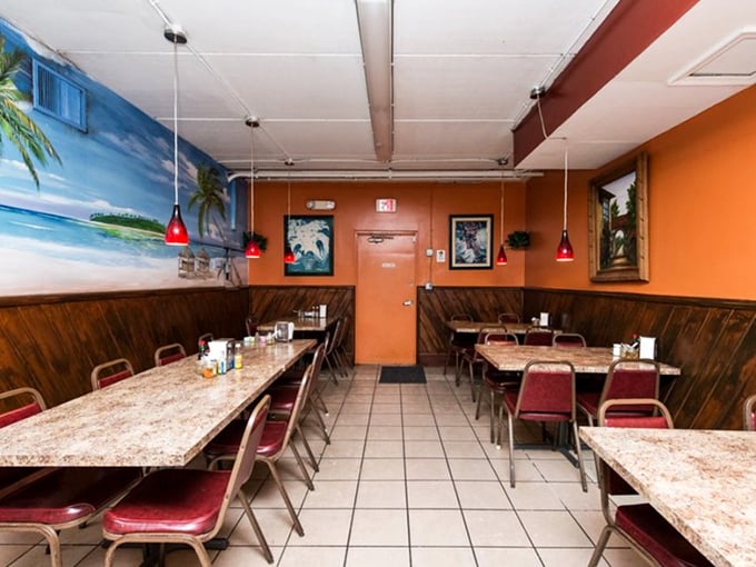 Inside, the warm terracotta walls and wooden wainscoting create that perfect "abuela's dining room" vibe &ndash; unpretentious comfort that lets the food be the star.