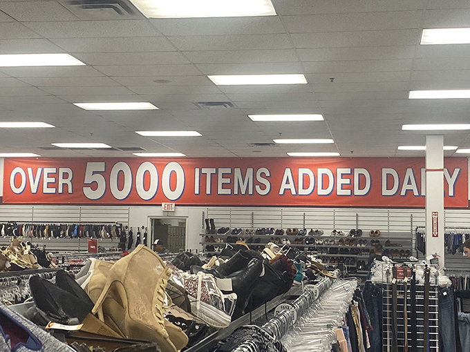 Like a furniture showroom where everything's actually affordable and nobody follows you around asking if you need help.