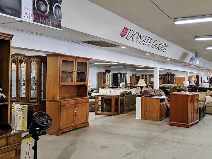 Furniture heaven awaits! Solid wood pieces with stories to tell line up like hopeful contestants on a dating show for your living room.