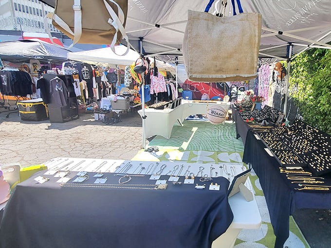 Minimalist jewelry displayed with maximum style. Each handcrafted piece tells a story that mass-produced mall accessories simply can't match.