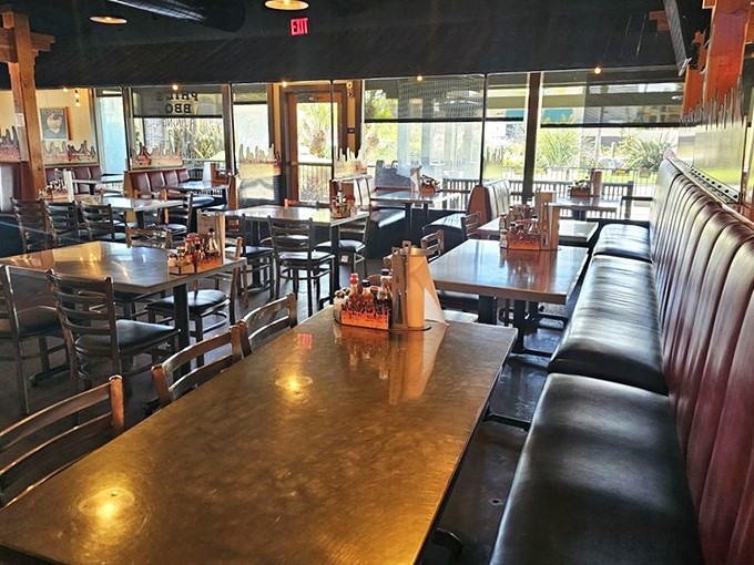 Where BBQ dreams come true. The no-frills interior lets you focus on what matters&mdash;that mesquite-grilled goodness that'll have you plotting your next visit before you leave.