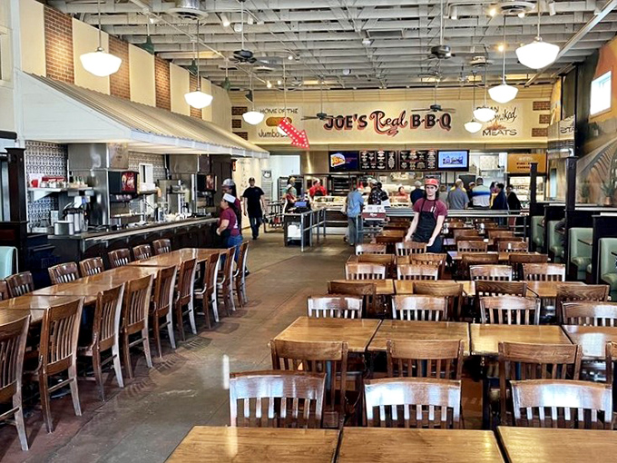 Cafeteria-style service with a smile &ndash; grab a tray and prepare for decisions that will haunt your taste buds forever.