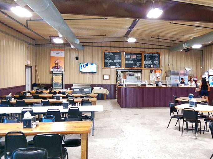 No-frills and all thrills &ndash; the dining room at Baker Boys is where barbecue dreams come true. Simple tables, simple chairs, extraordinary food.