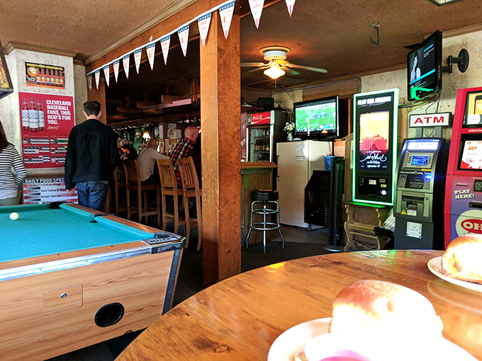 Inside, the classic tavern vibe hits all the right notes&mdash;pool table, sports on TV, and that unmistakable buzz of locals who know they've got a good thing going.