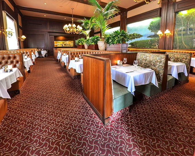 Step into a dining room where time slows down &ndash; rich wood paneling, white tablecloths, and leather booths create the perfect stage for beef-centered drama.