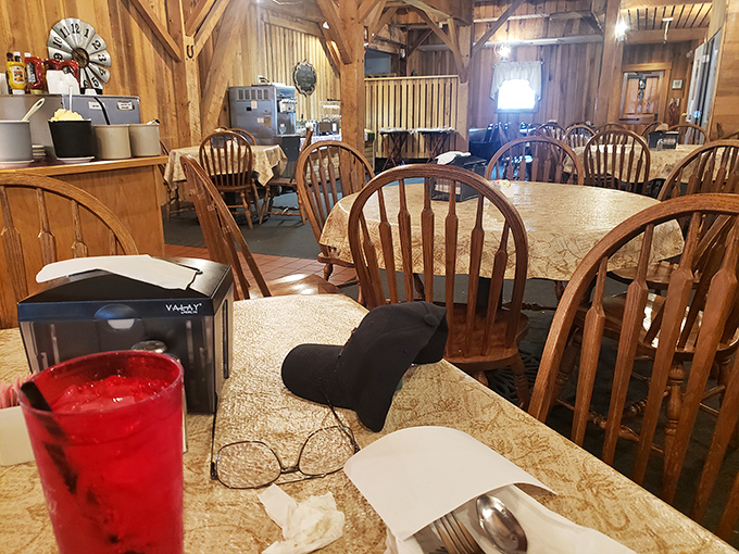 Inside, wooden beams and Windsor chairs create the perfect backdrop for the impending food coma you'll happily surrender to.