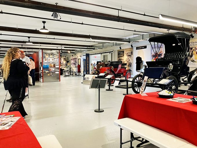 Step inside the museum and you're transported to an era when horsepower actually involved horses. The gleaming collection showcases automotive evolution in pristine condition.