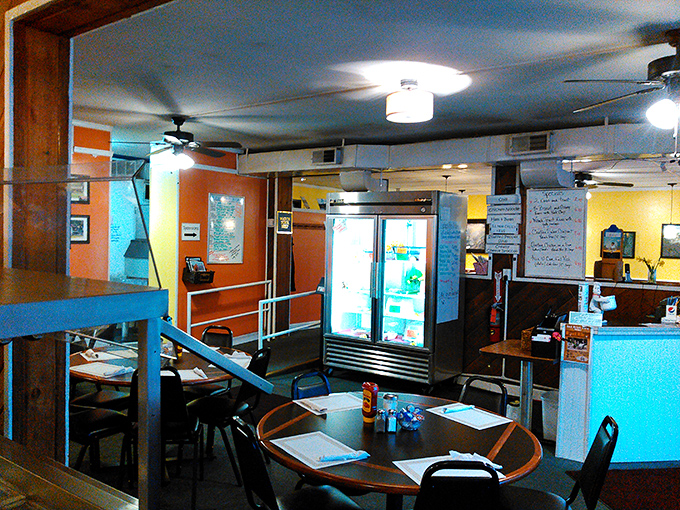 Step inside and the warm orange and yellow walls embrace you like a culinary hug. This isn't Instagram-bait d&eacute;cor&mdash;it's genuine small-town comfort.