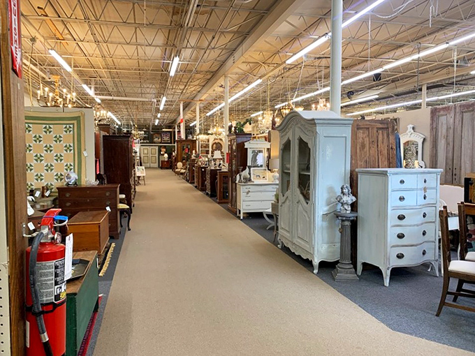 Wandering these aisles feels like exploring a museum where everything has a price tag. Your next family heirloom is waiting somewhere in this labyrinth.