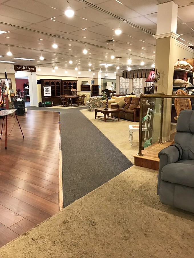 Not your grandmother's cluttered thrift store. This organized wonderland of furniture makes IKEA look like amateur hour.