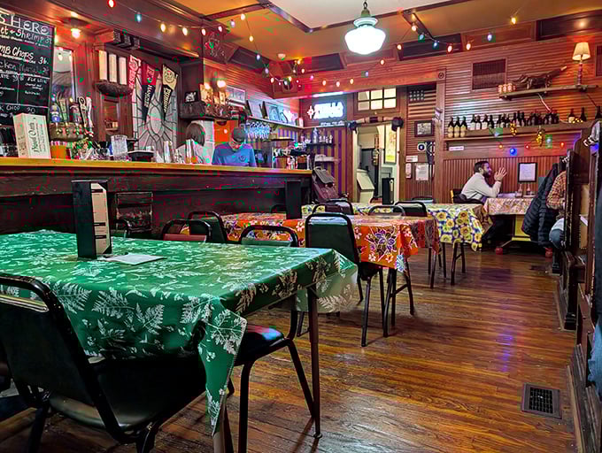 Step inside and time stands still &ndash; colorful tablecloths, twinkling lights, and wood-paneled walls create the kind of authentic charm money can't manufacture. 