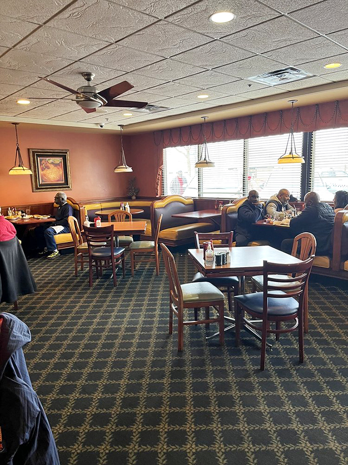 Inside The Telway, time stands still as staff work their magic behind the counter, with donuts and sweet rolls waiting patiently under glass.