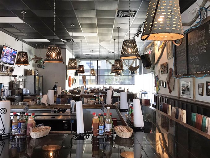 The horseshoe bar isn't just clever design&mdash;it's theater-in-the-round where seafood becomes the star and shuckers are the supporting cast.