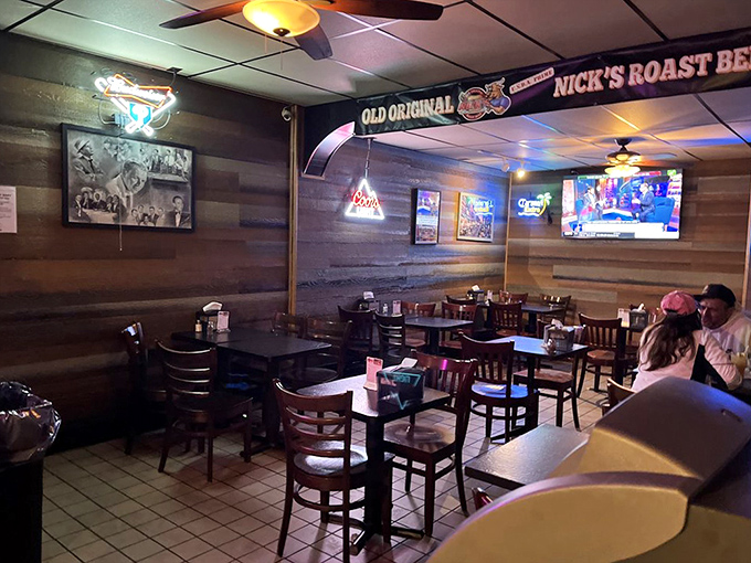 Where wood paneling meets sandwich perfection. This no-frills dining room has witnessed more food epiphanies than a thousand fancy restaurants combined.