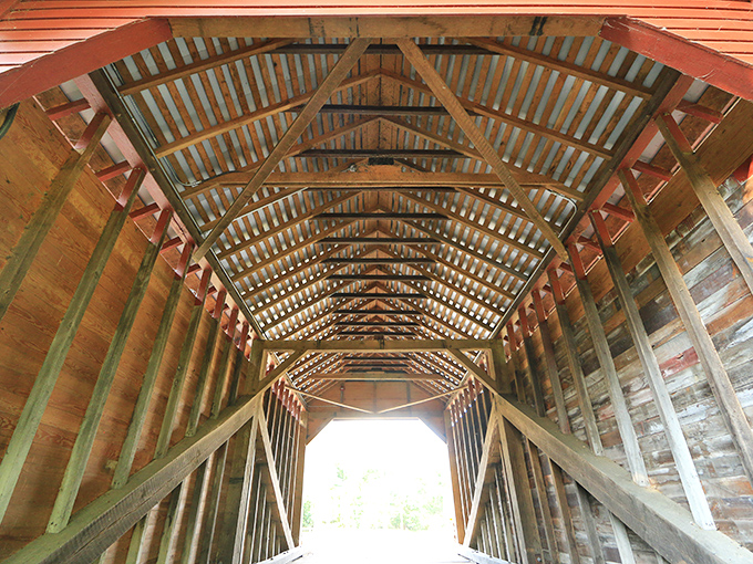 Look up inside and marvel at engineering that makes modern construction techniques look like we're barely trying anymore.