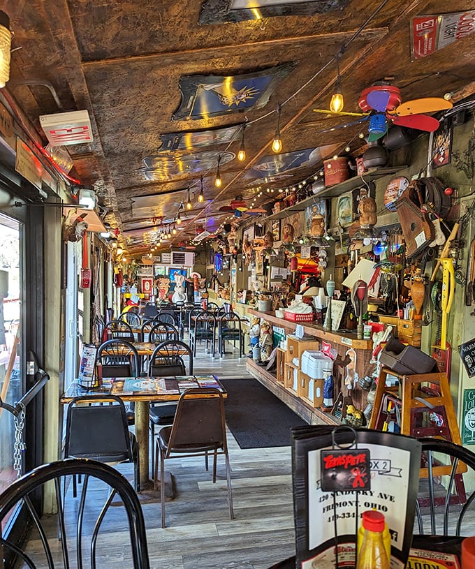 Step inside and you've entered what can only be described as the Smithsonian of fishing memorabilia, where every inch tells a story.