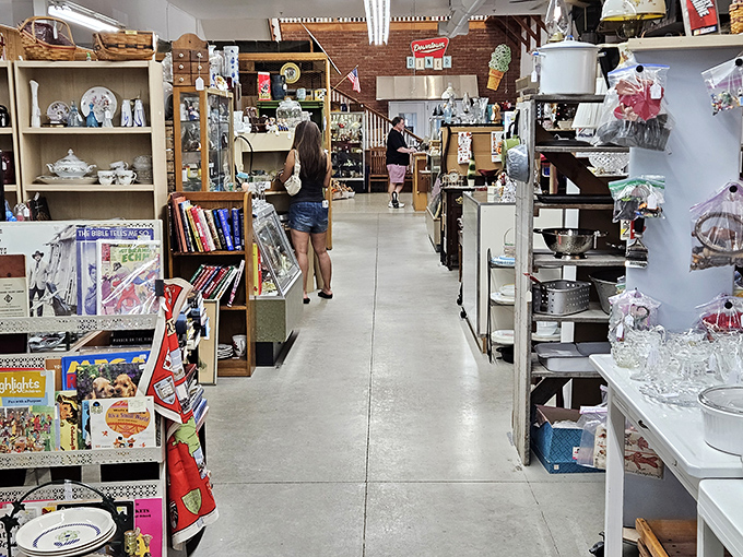 Aisles that stretch into forever, where one person's past becomes another's perfect find. Time travel without the jetlag.