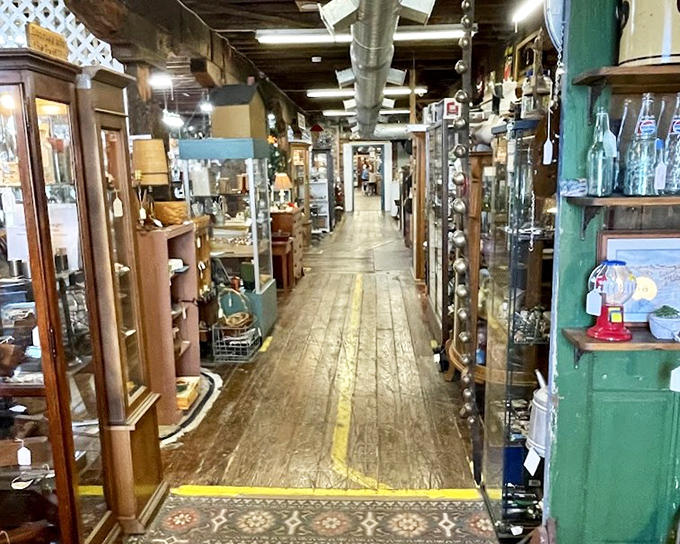 Down the rabbit hole you go! These wooden corridors lined with display cases are where time stands still and wallets open.
