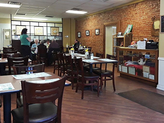 Exposed brick walls tell stories while diners create new ones. This isn't Instagram-engineered coziness&mdash;it's the real deal that chains spend millions trying to replicate.