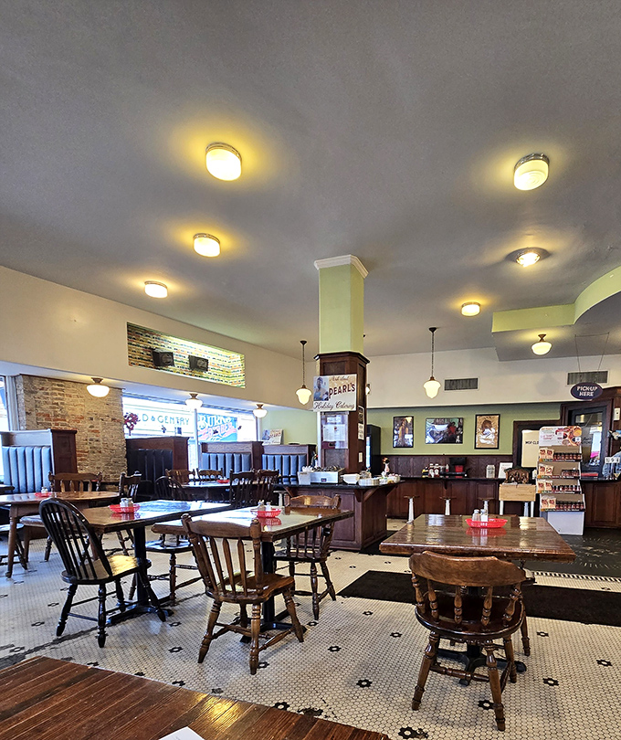 Step inside and time slows down &ndash; wooden tables, classic chairs, and a checkerboard floor that's witnessed countless Mississippi mornings.