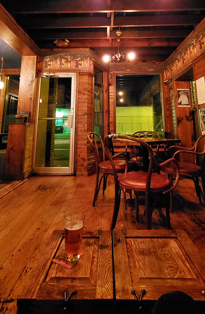 Wooden walls, exposed beams, and that perfect amber glow&mdash;this isn't interior design, it's a warm Wisconsin hug in architectural form.