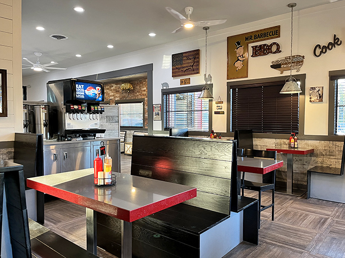 Inside, the no-frills dining room speaks volumes: when the decor is this simple, you know they're putting all their energy into what comes out of the kitchen.