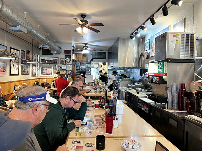 Counter culture at its finest! Where strangers become neighbors and the rhythmic dance of short-order cooking unfolds before your eyes.