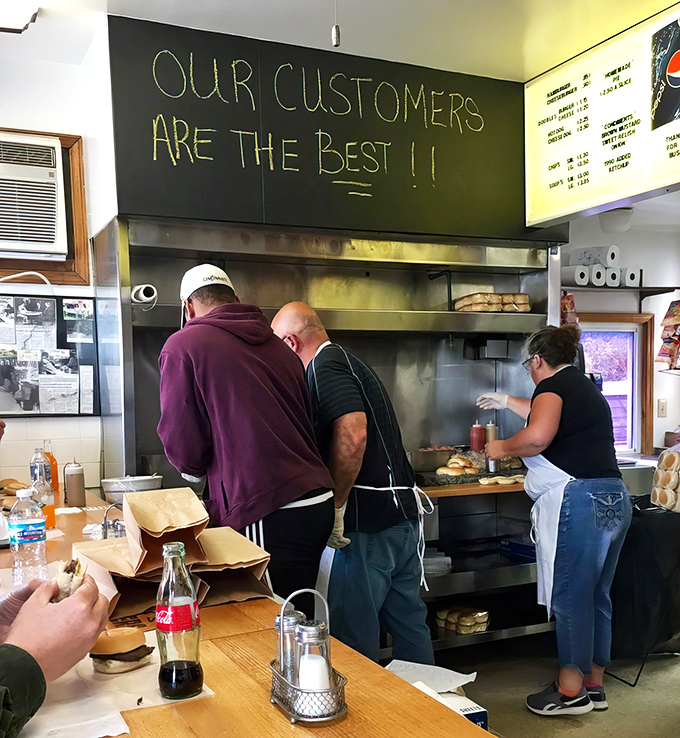 "Our customers are the best!!" isn't just a slogan&mdash;it's the philosophy that keeps this grill sizzling with hometown pride and perfectly pressed patties.