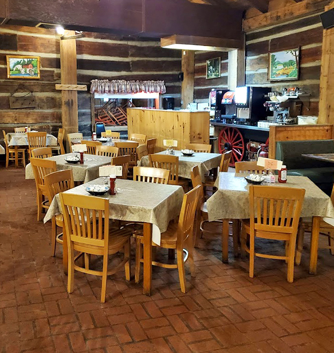 Where rustic meets comfort. The exposed brick and wooden beams aren't trying to impress you&mdash;the food handles that job perfectly well.