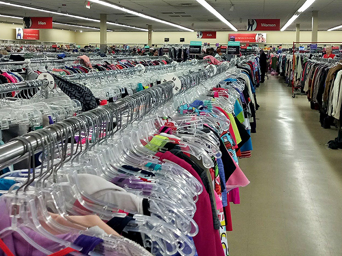 Racks upon racks of possibility stretch toward the horizon. This isn't shopping&mdash;it's an archaeological expedition where yesterday's fashion becomes tomorrow's find.