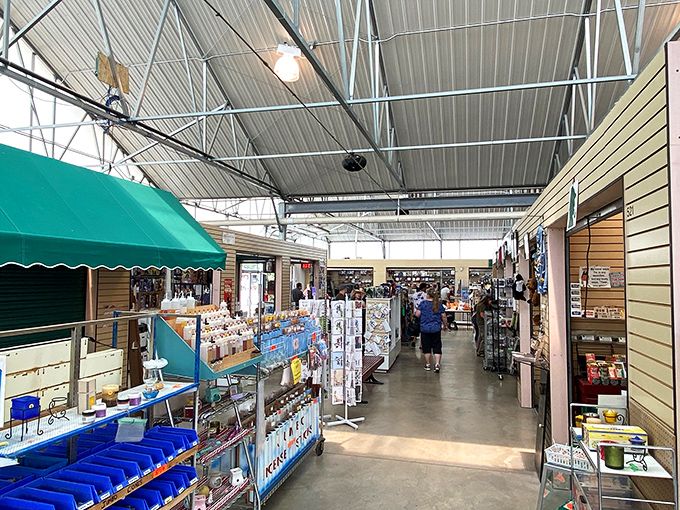 Step inside and it feels like a Sunday stroll through nostalgia, where every aisle whispers a story and smells faintly of homemade jam.