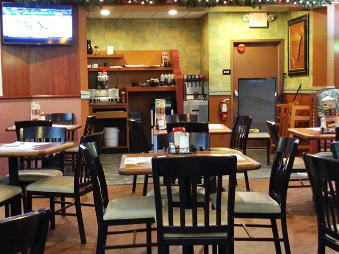 Inside, the warm glow of classic diner ambiance wraps around you like your grandmother's hug&mdash;if your grandmother also made killer home fries.