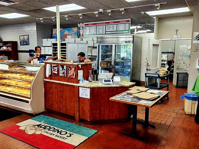 Step inside and time-travel to the golden era of American diners&mdash;red vinyl, chrome details, and a '57 Chevy that never needs gas.