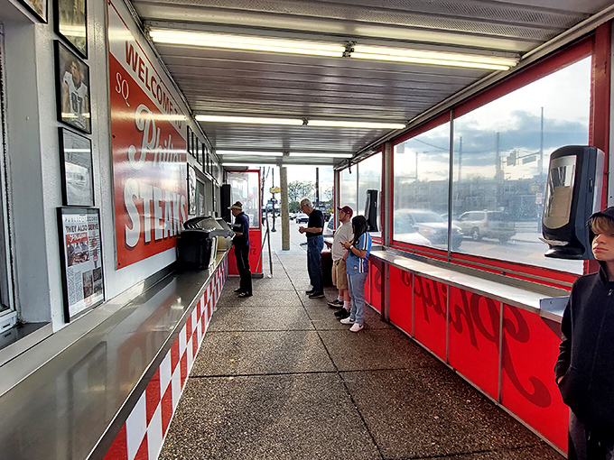The interior feels like a mountain lodge that went to design school&mdash;warm wood tones, yellow bar stools, and pendant lights that make even your morning coffee look Instagram-worthy.