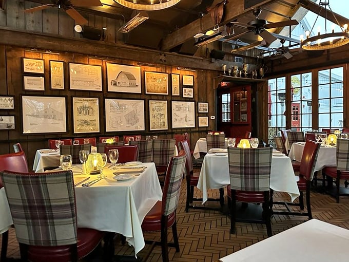 Step inside and time-travel to the 1950s, where red vinyl booths and a checkerboard floor set the stage for diner magic that transcends generations.