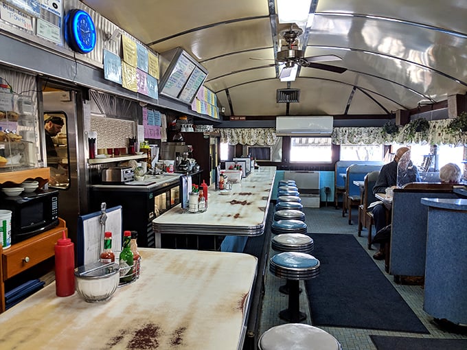 Step inside and you're transported to the golden age of diners, where counter seats hold stories and breakfast dreams come true.