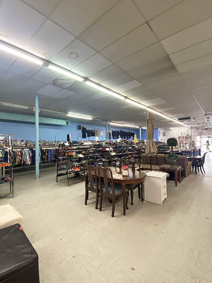 The fluorescent-lit expanse might not scream luxury, but those in the know recognize this as Florida's ultimate playground for thrift enthusiasts.