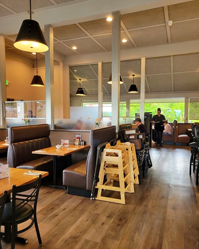 Cozy booths, warm lighting, and that unmistakable hum of happy diners. This isn't just a restaurant&mdash;it's where memories are made between bites of comfort food. 