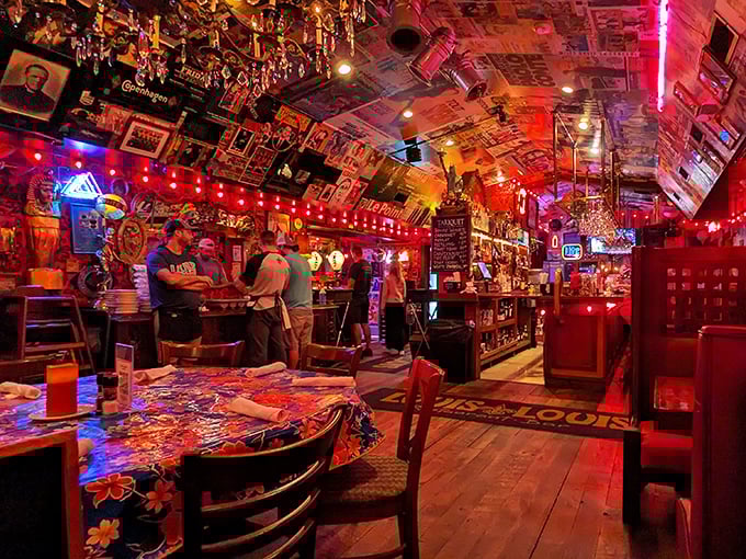 Step inside and time stops &ndash; every inch of wall and ceiling tells a story, like your eccentric uncle's den if he had impeccable taste in food and d&eacute;cor.