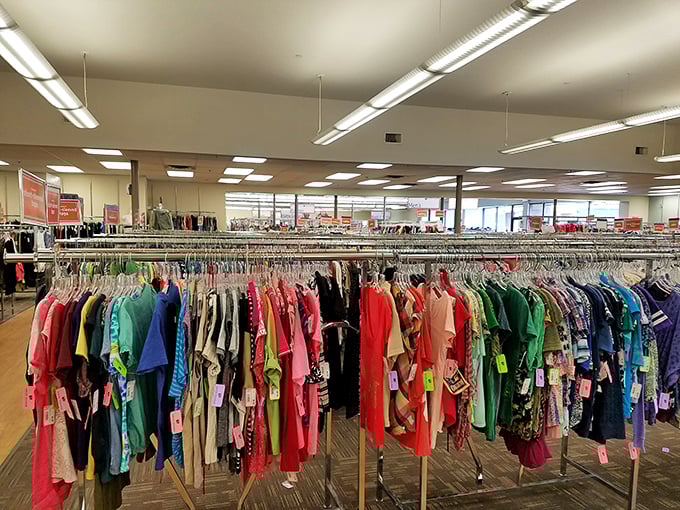 A rainbow of possibilities hangs in perfect formation &ndash; like a fashion army ready to march into your closet.